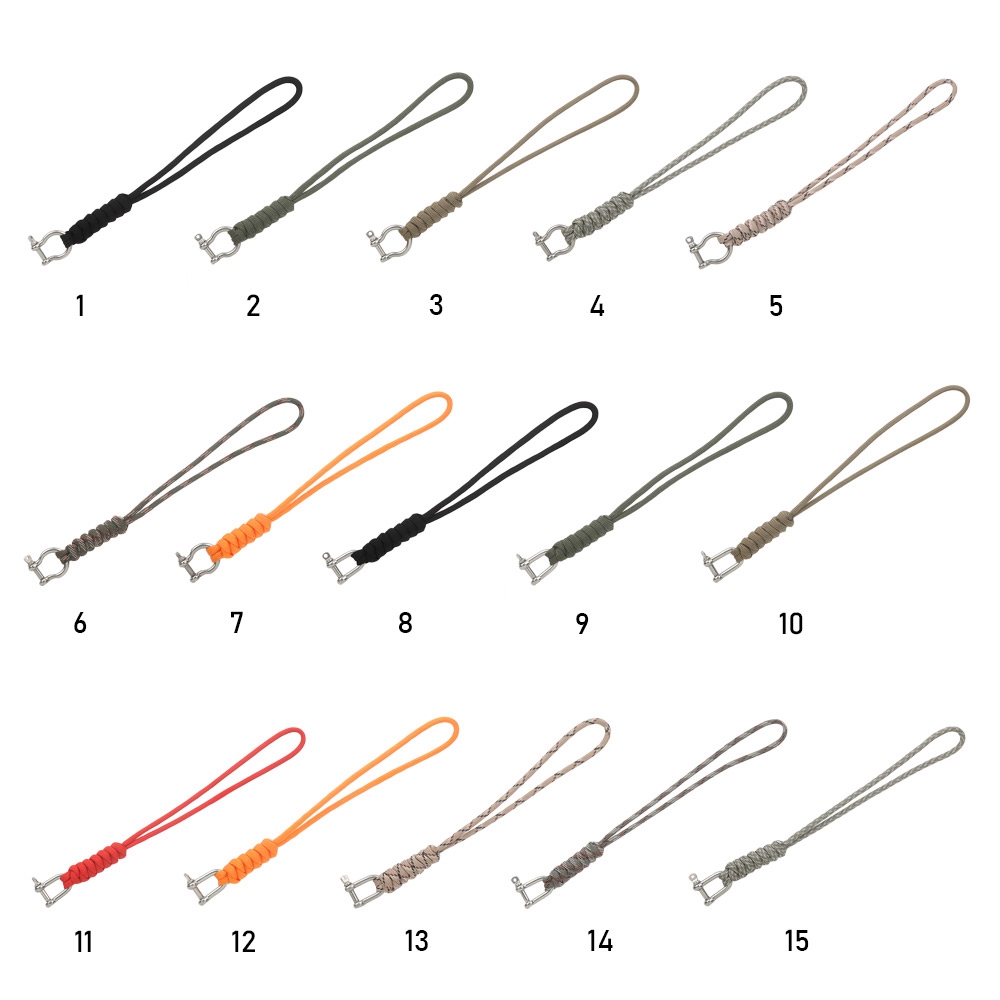 COD1x เชือกร่มกลางแจ้ง กล้อง Anti-lost Lanyard Climb Keychain Tactical ...