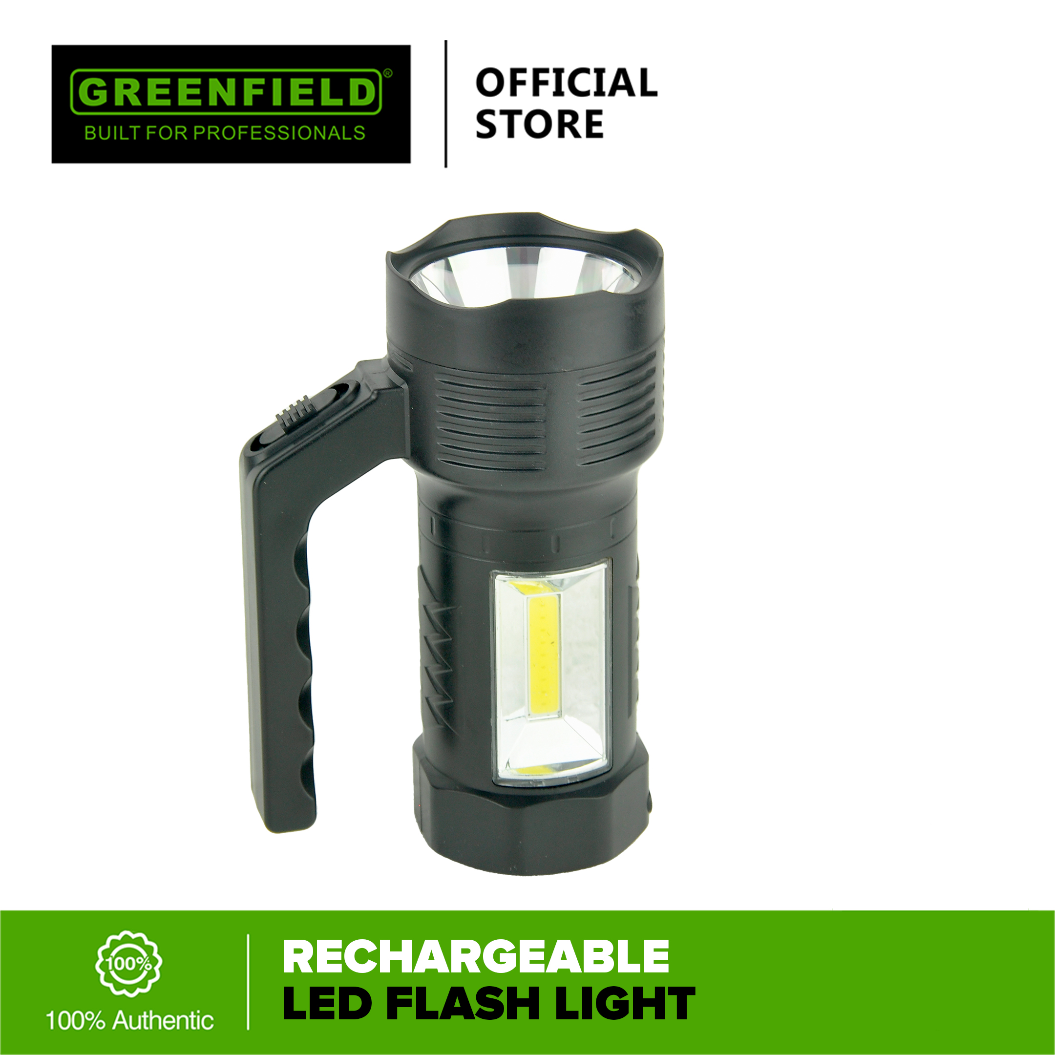 Greenfield Rechargeable Flashlight | Lazada PH
