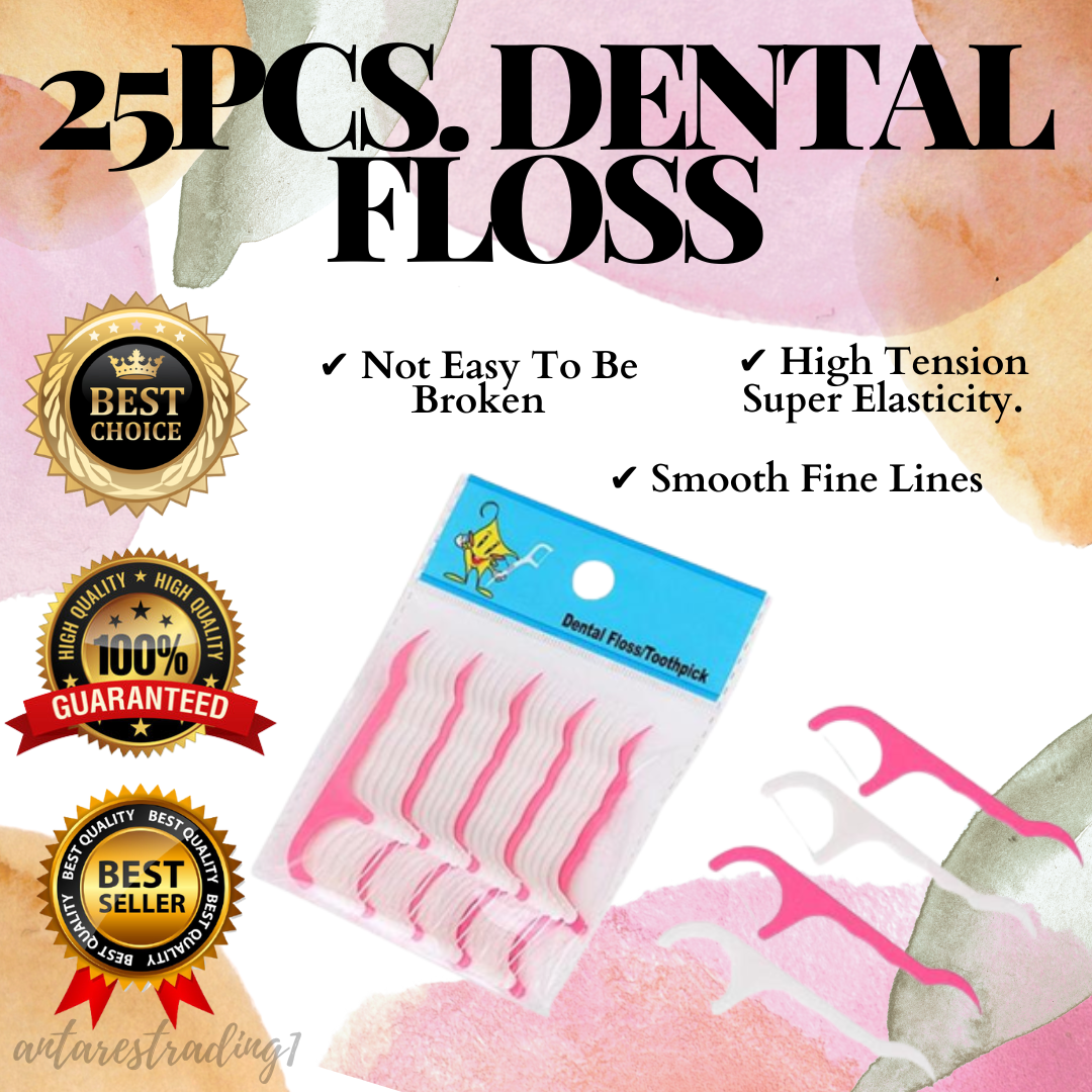 Best Seller 25PCS. DENTAL FLOSS (RANDOM COLOR) | Dental Floss | Dental ...