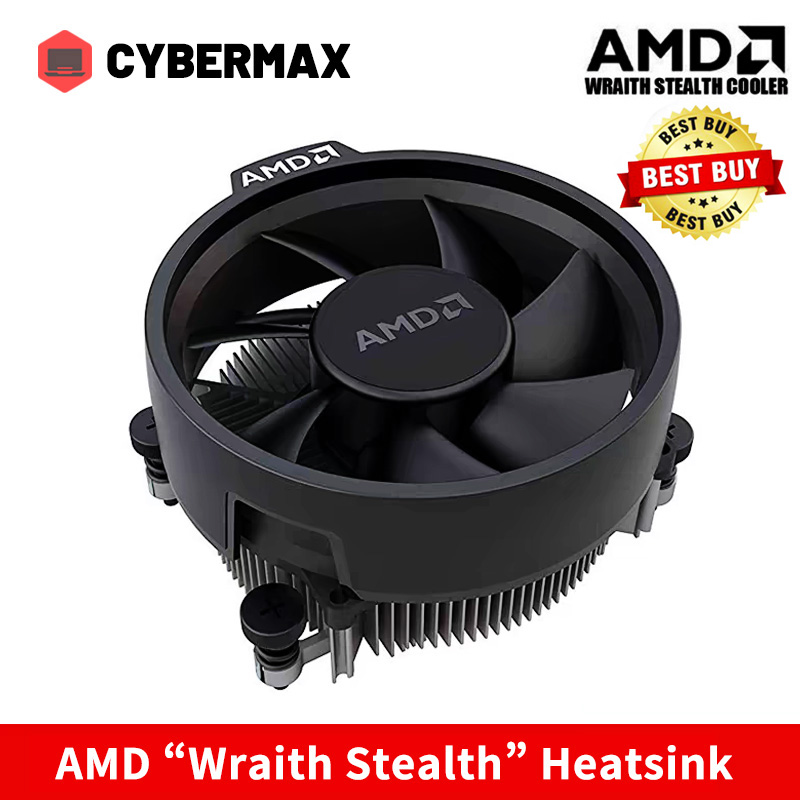 AMD Fan Aluminum Wraith Stealth Heatsink AM4 Socket CPU Cooler Copper ...