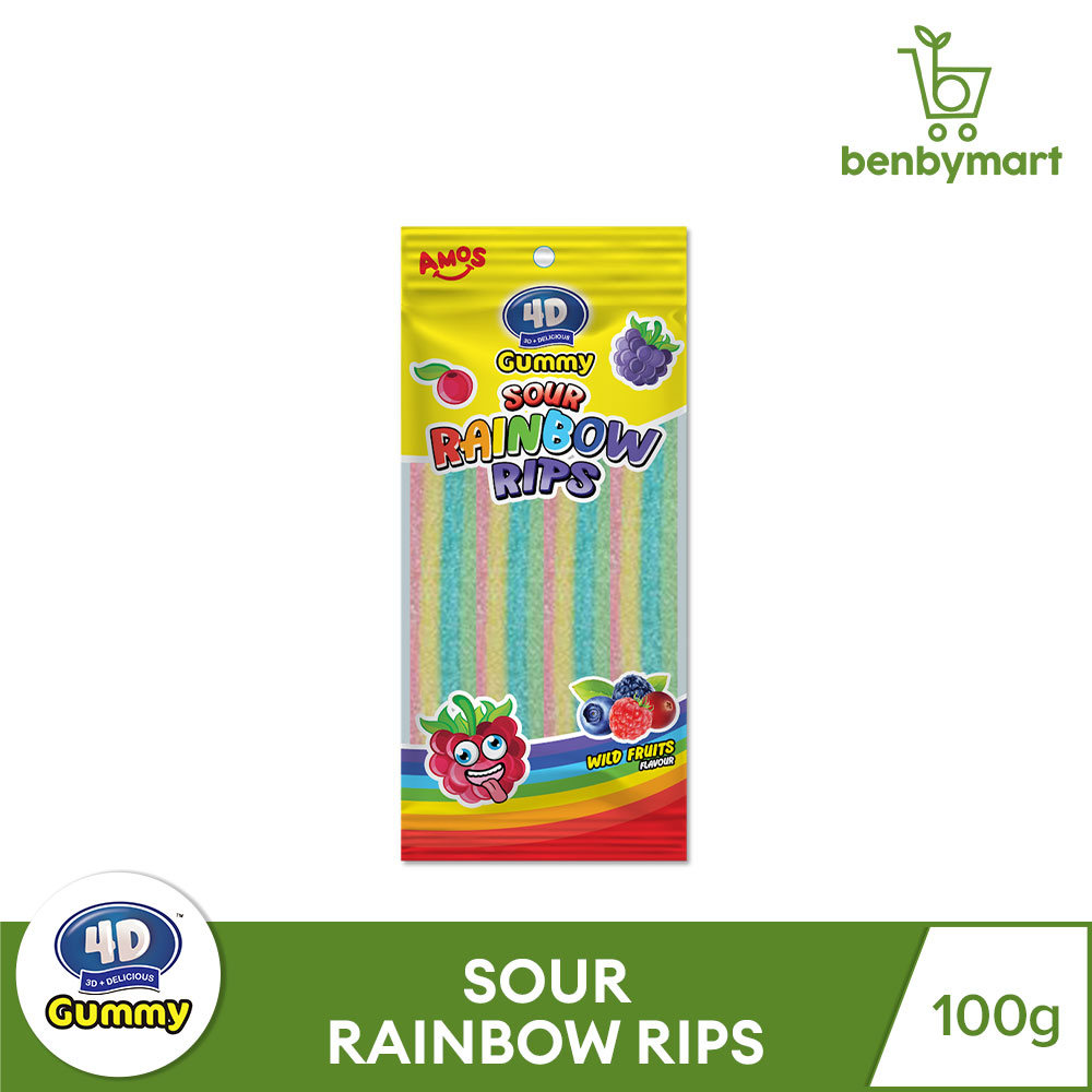 4D Gummy Sour Rips 100g | Lazada PH
