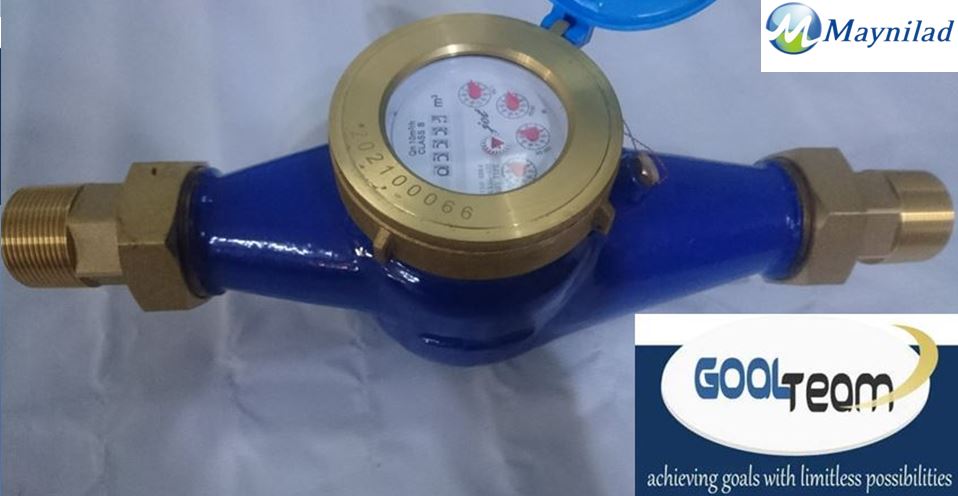 Water Meter Jet 1-1/2 in (40mm) Cast Iron & Brass (H) w/ Maynilad ...