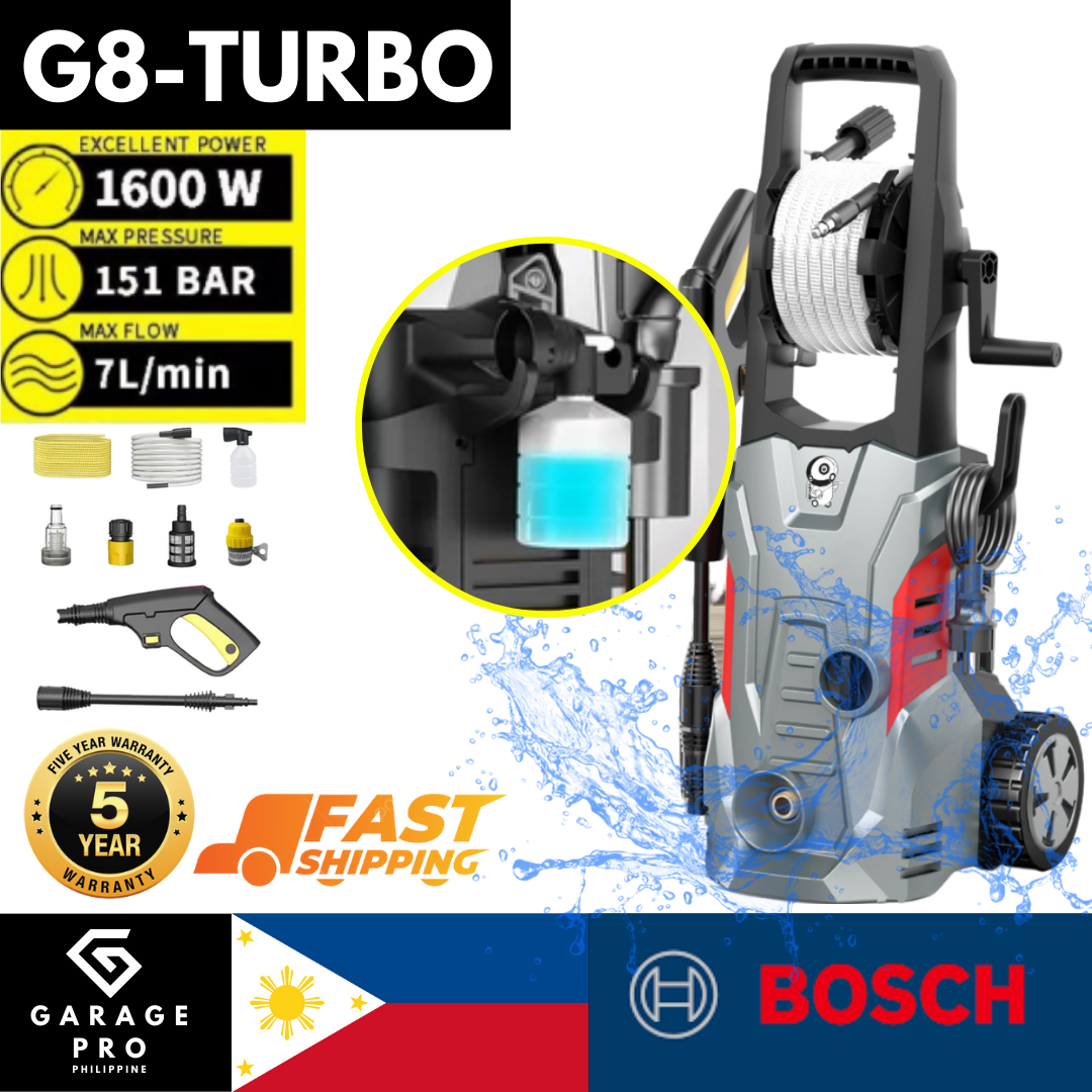 BOSCH High Pressure Water Jet G9 Turbo Sprayer Machine Car Wash G9-PRO ...