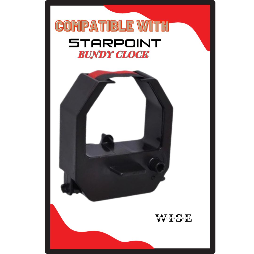 Bundy clock ribbon for starpoint bundy clock machine, ribbon ink ...
