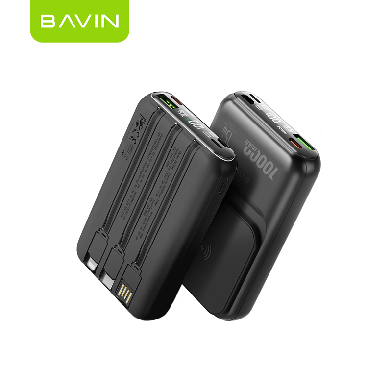 BAVIN PC1066 10000mAh 22.5W Fast Charging Portable Powerbank w/ Built ...
