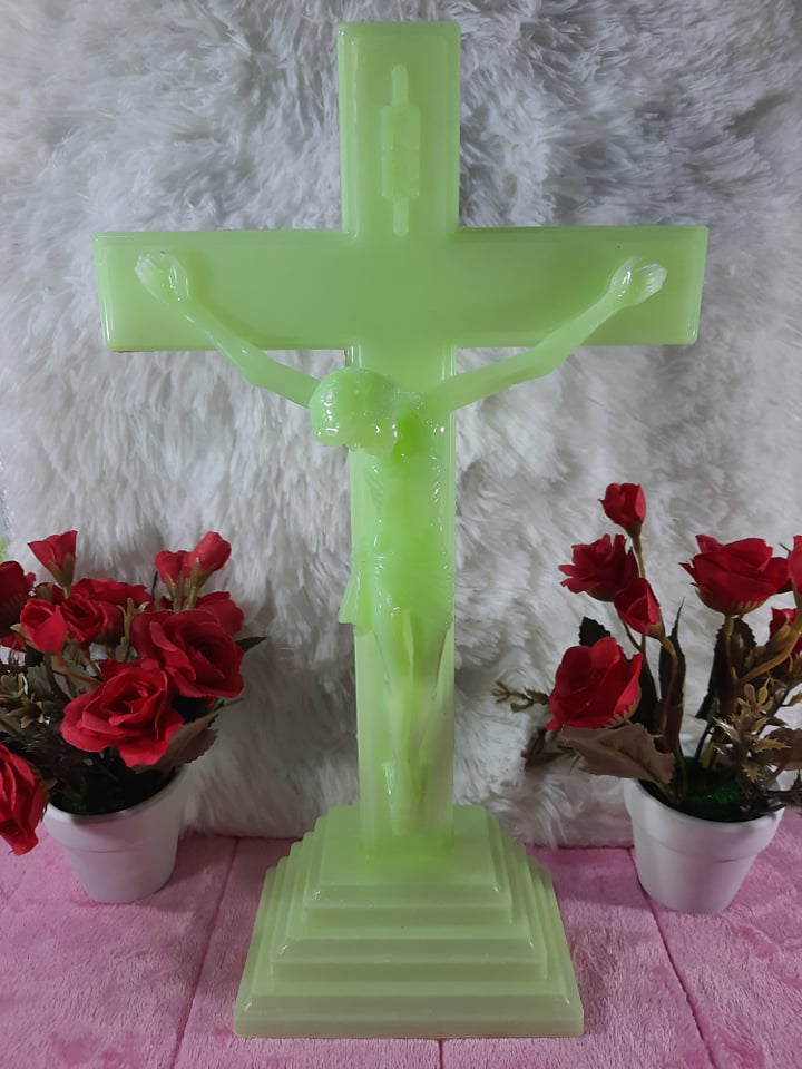 JESUS CRUCIFIX CROSS STAND LUMINOUS ( GLOW IN THE DARK ) BIG SIZE ...