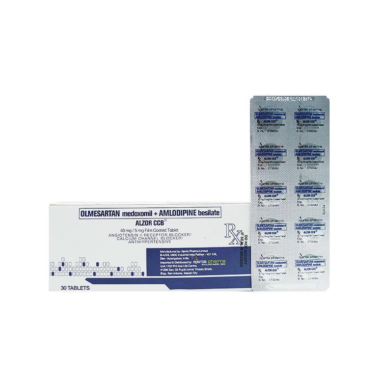 Rx: Alzor CCB 40mg / 5mg Tablet | Lazada PH