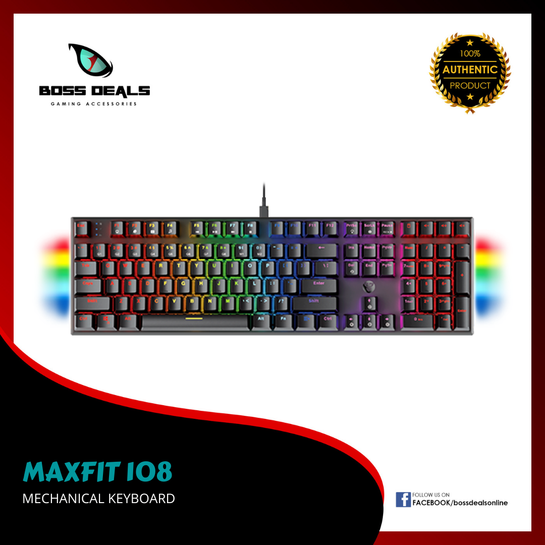 FANTECH MK855 MAXFIT 108 MECHNICAL KEYBOARD | Lazada PH