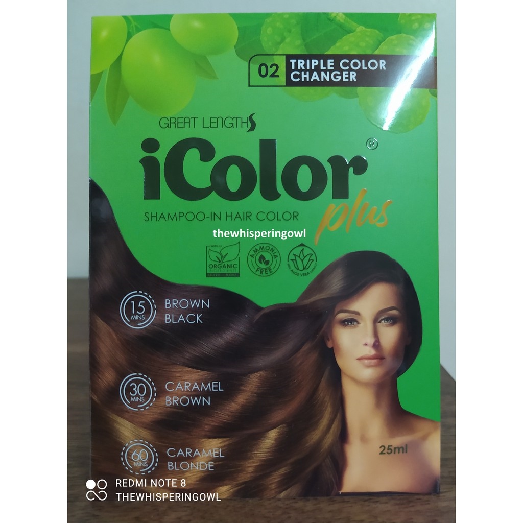 E.flower Great Length Lengths iColor Plus Hair Dye Shampoo No Ammonia ...