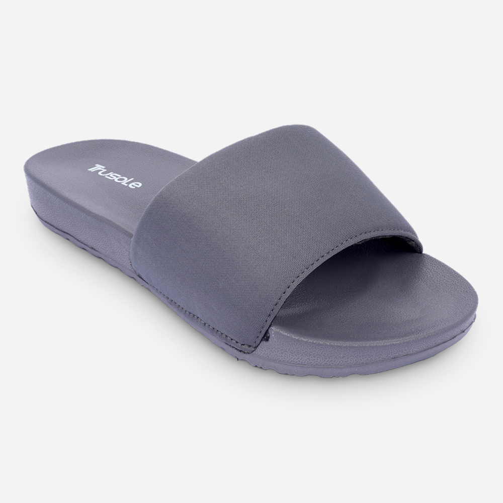 Trusole Women's Kada Slides in Dark Grey | Lazada PH
