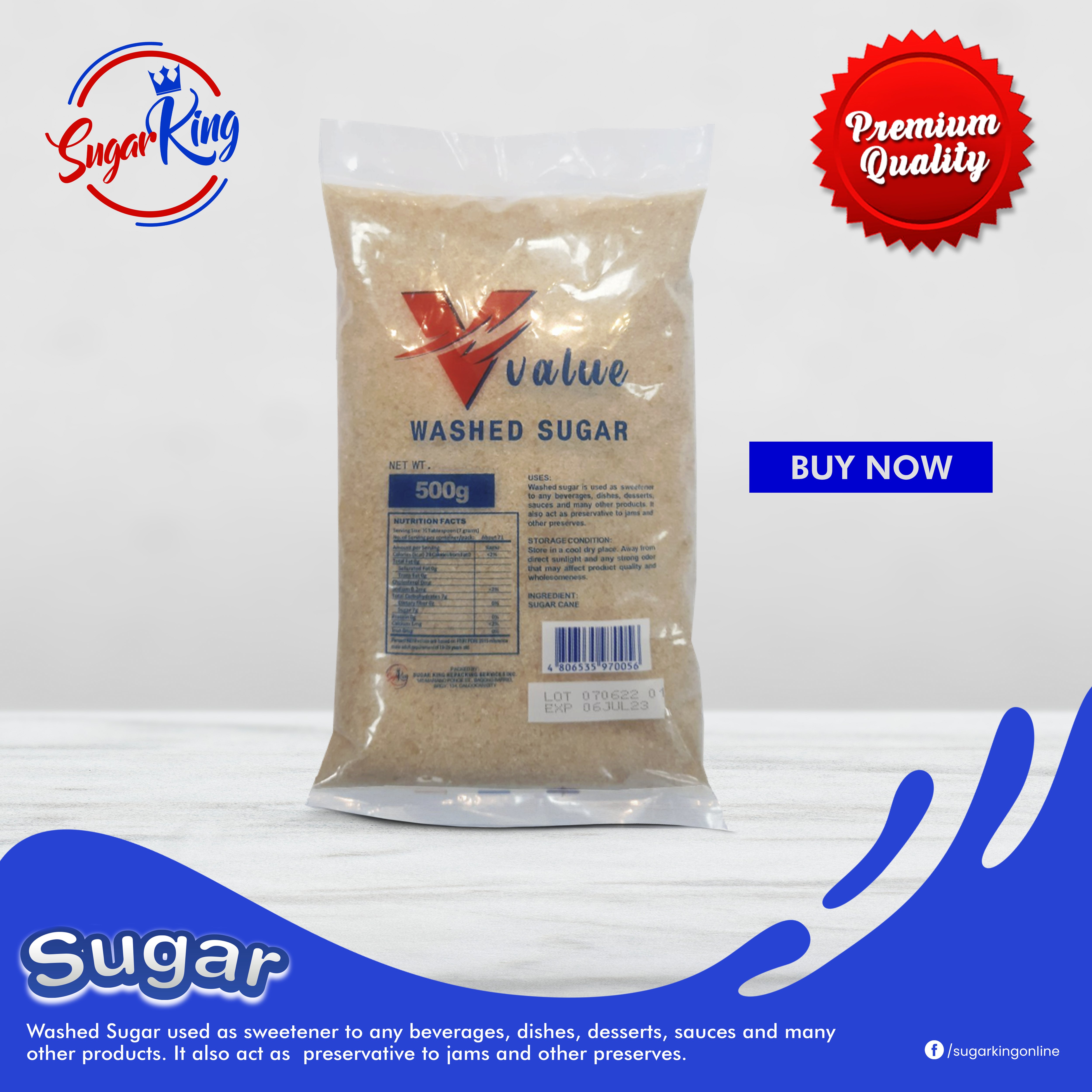 Sugar King Value WASHED Sugar 1kg | Lazada PH