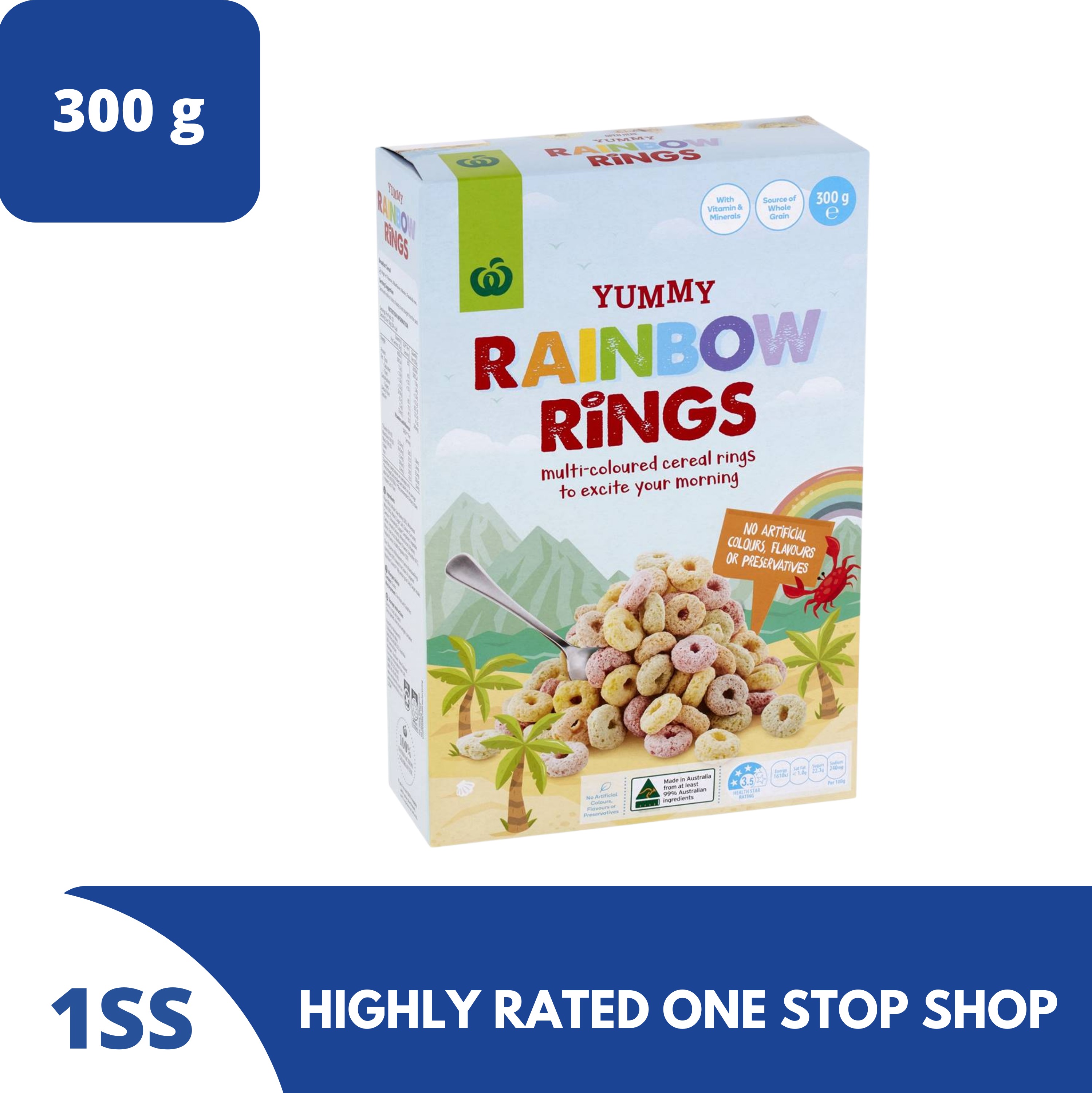 Woolworths Yummy Rainbow Rings, 300g | Lazada PH