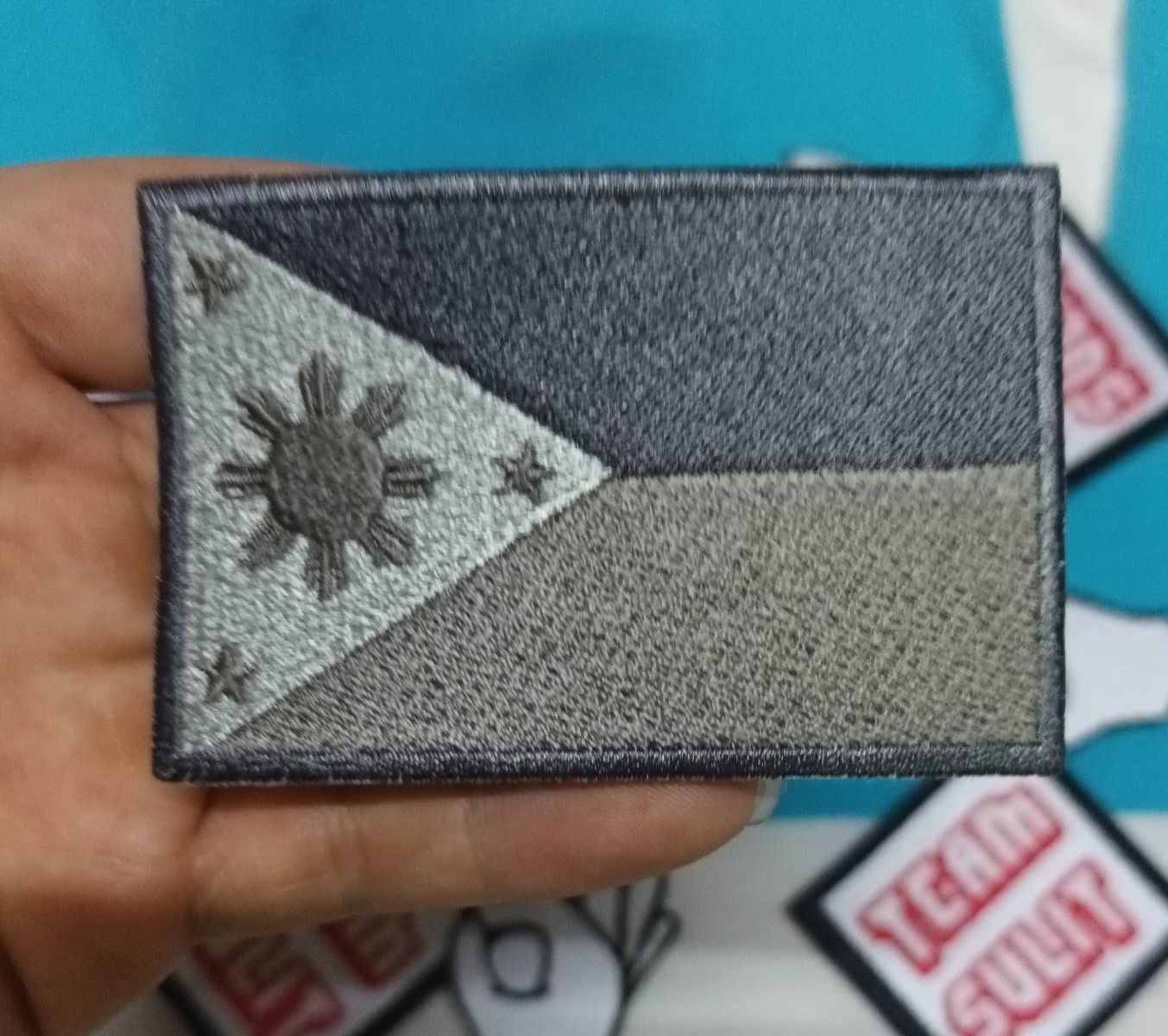 philippine flag patch embroidery 3inches x 2inches MS22045 pinas ...