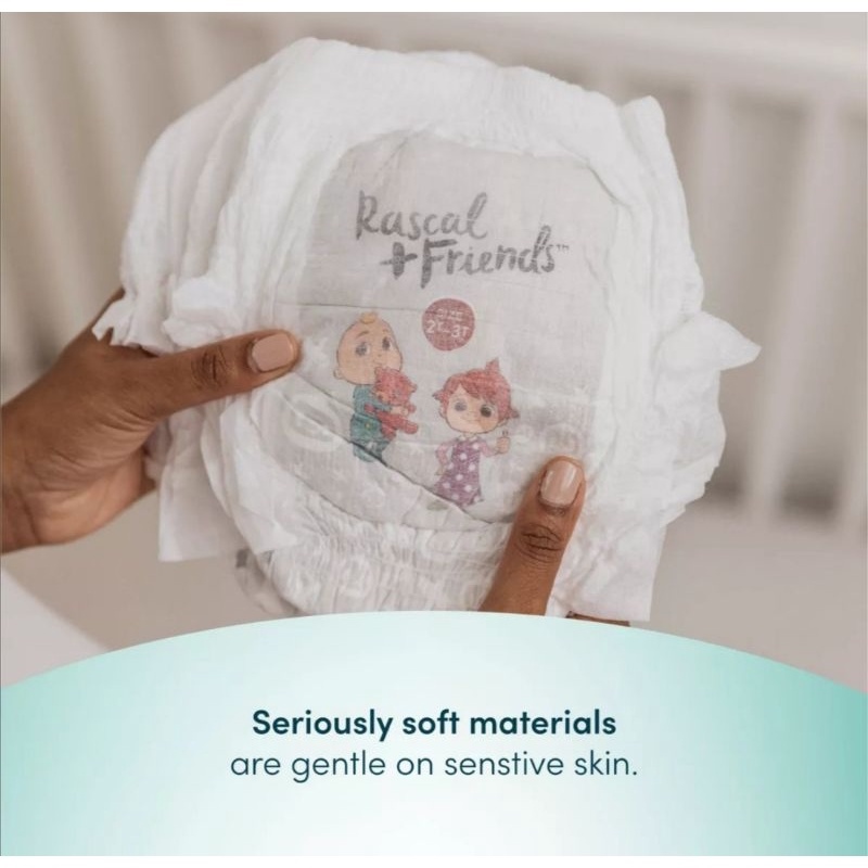 COD Rascals Friends Pants Pack XL(13kg-18kg) 58pcs diaper pants | Lazada PH