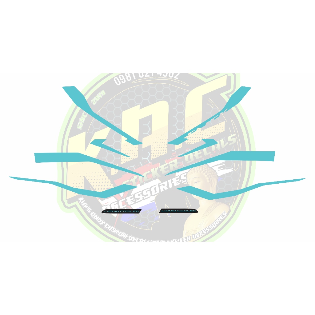 Honda Click 125i v3 Cover Up Sticker / Decals | Lazada PH