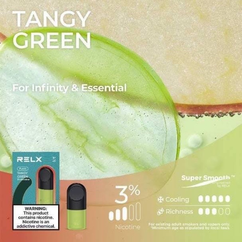 TANGY GREEN - ANGGUR APEL, NEW RELX PODS | Lazada PH
