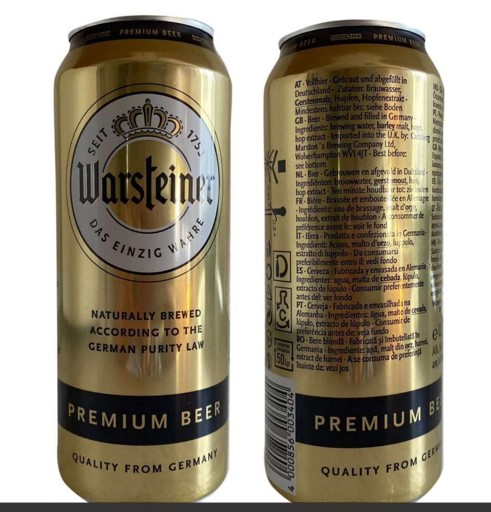 Warsteiner Premium Beer 500ml Can | Lazada PH