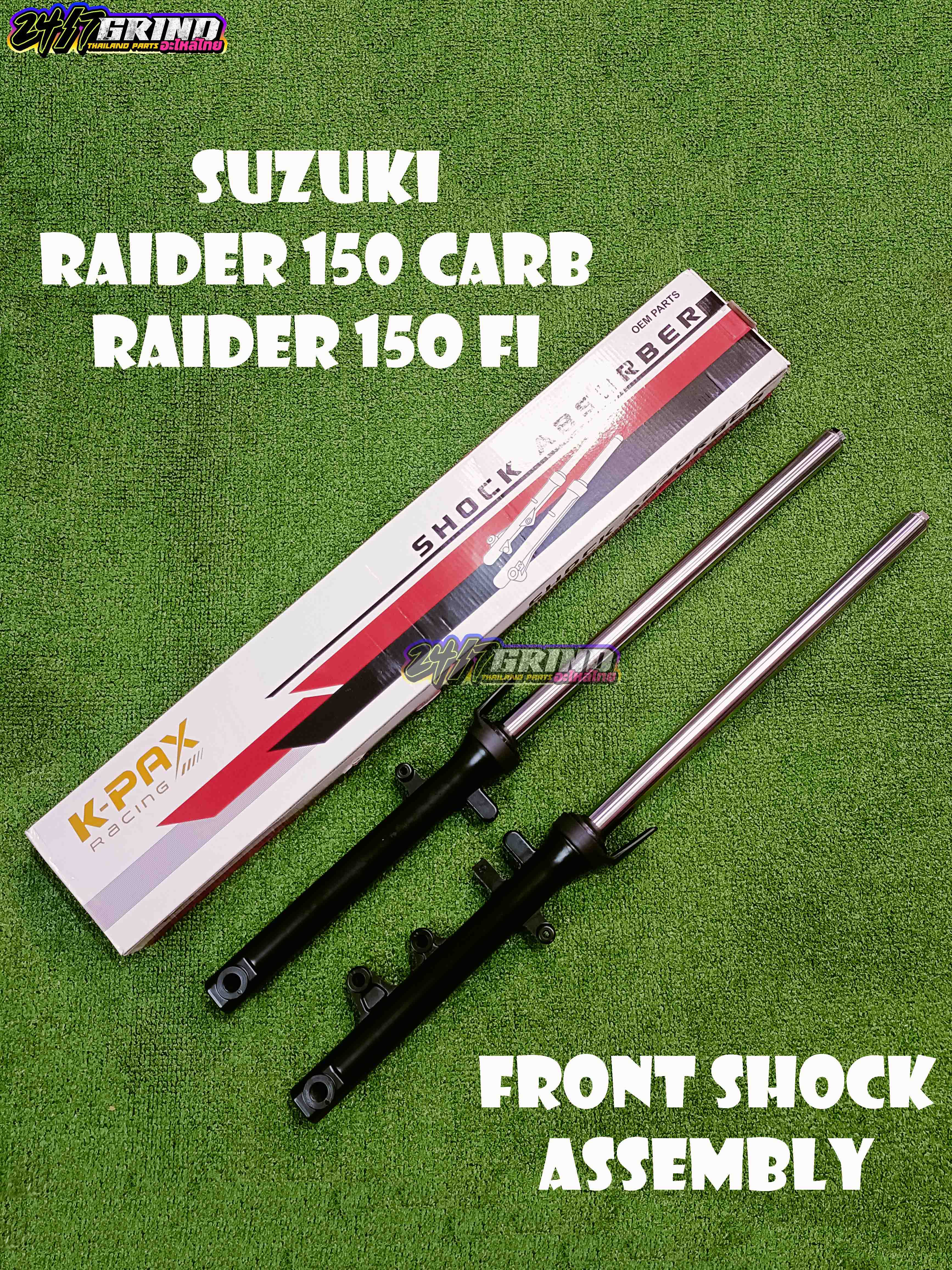 K-PAX GENUINE FRONT SHOCK ASSEMBLY SUZUKI RAIDER 150 CARB / RAIDER 150 ...