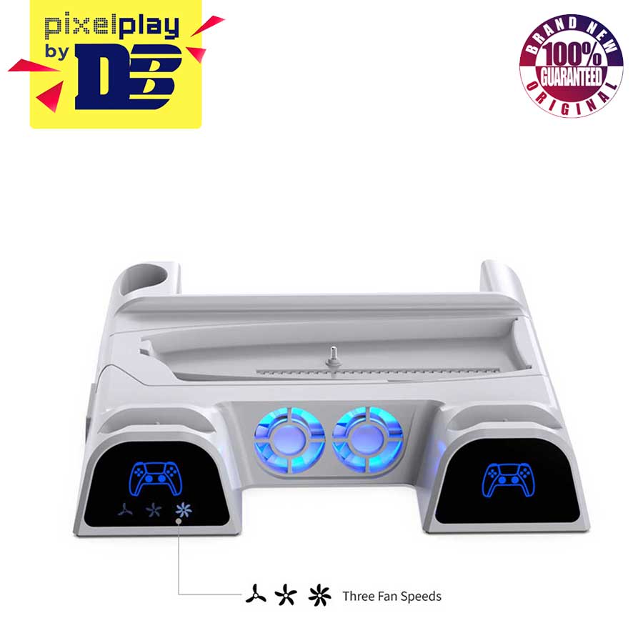 Dobe Multifunctional Cooling Stand For PS5 / New Slim PS5 (White) (TP5 ...