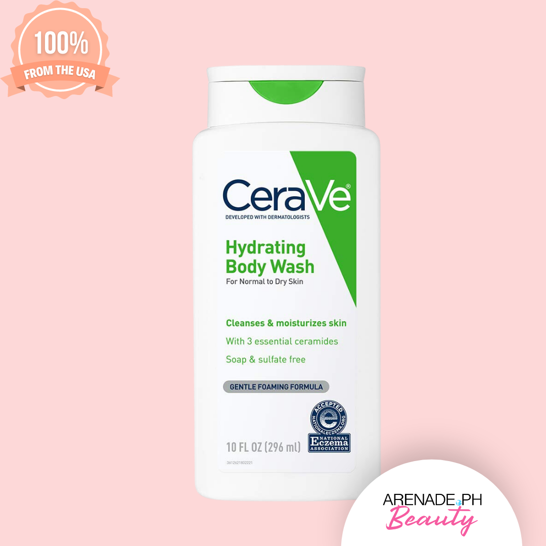 CeraVe Hydrating Body Wash for Normal to Dry Skin Cleanses & Moisturizes Skin 10fl.oz/ 296ml ...