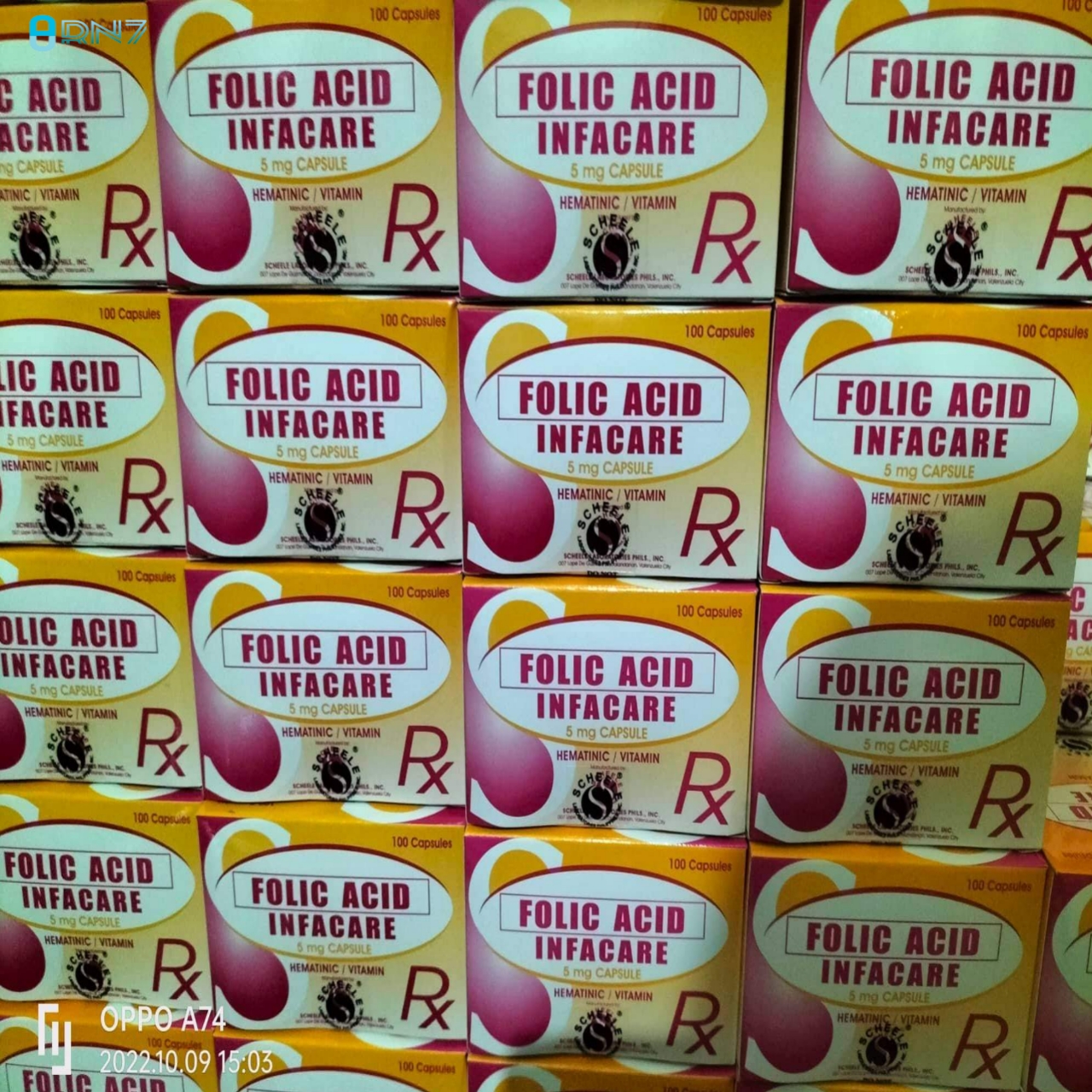 FOLIC ACID INFACRE 100 CAPSULES | Lazada PH