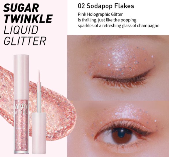 [PERIPERA] SUGAR TWINKLE LIQUID GLITTER | Lazada PH