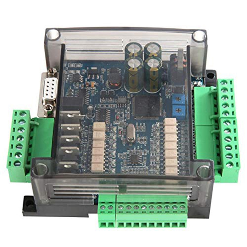 FX3U-14MT PLC Industrial Control Board 8 Input 6 Output 6AD 2DA and RS485 RTC Compatible with ...