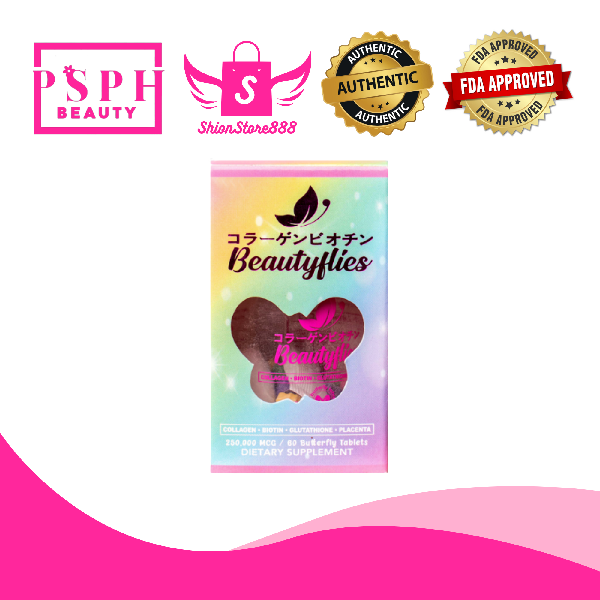 Beautiflies by PSPH Beauty Dietary Supplement with Collagen Biotin ...