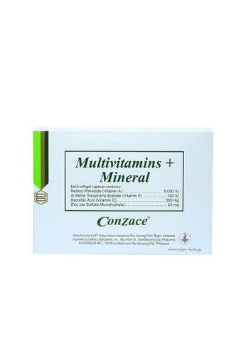 CONZACE Multivitamins + Minerals 10s Softgel Capsule | Lazada PH