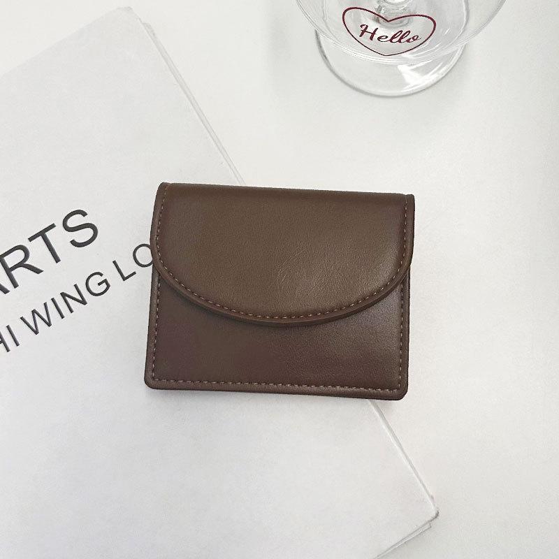 Jolex New Women Simple Solid Color Purse Ins Compact Portable Pu ...