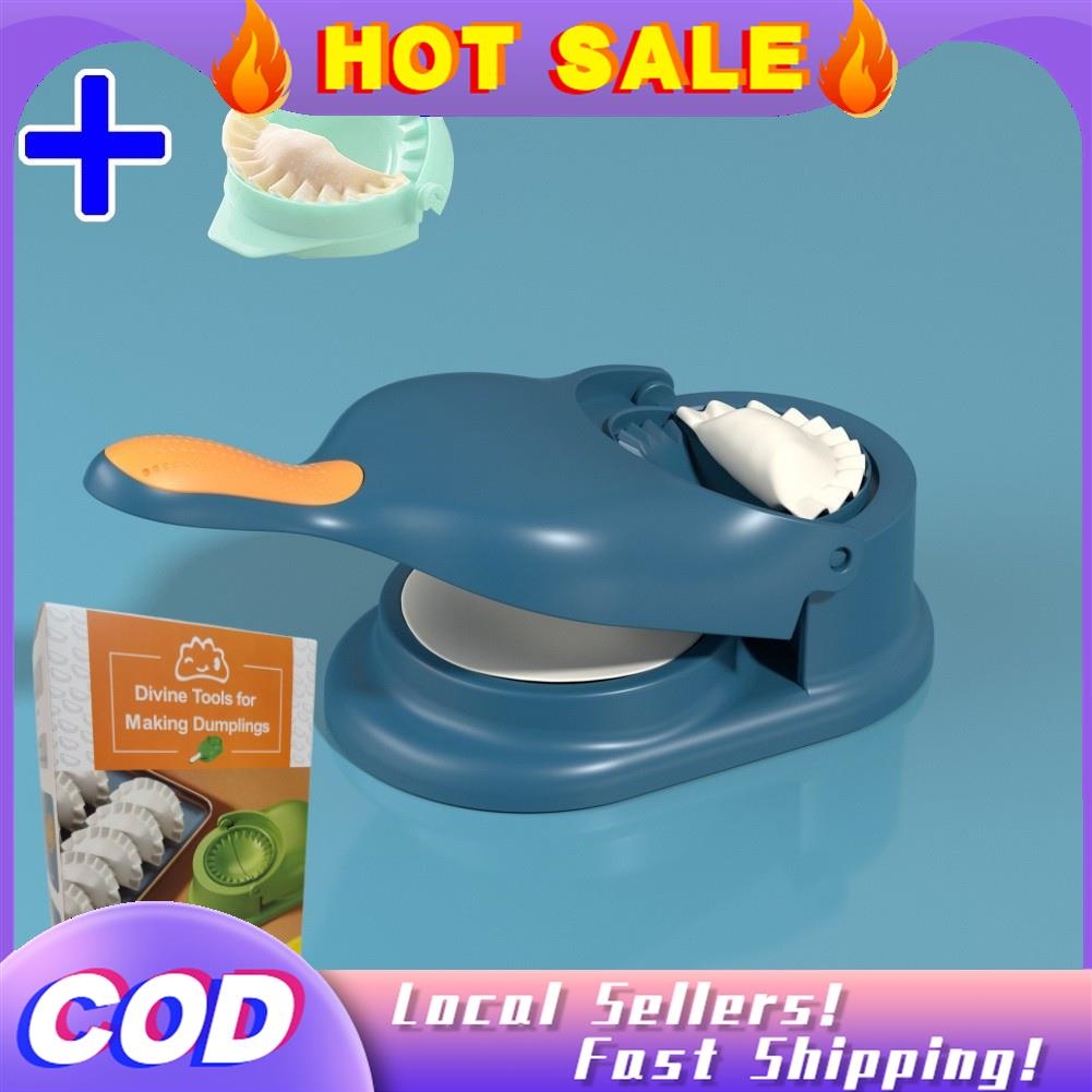 【COD/READY】 Dumpling Maker Empanada Molder 2 In 1 Pressing Tool Kitchen ...