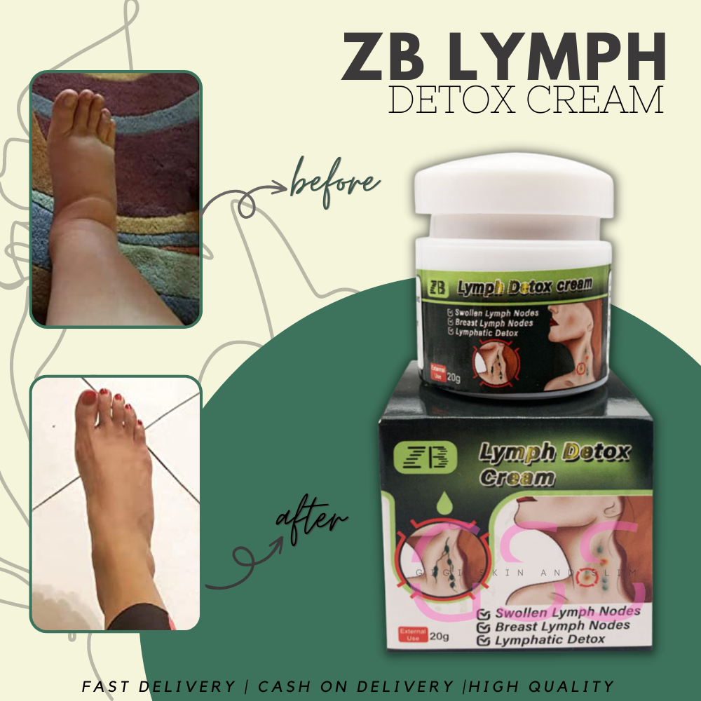 ZB Lymph Detox Cream For Lymphatic Node Neck Lymph Anti-Swelling Cream ...
