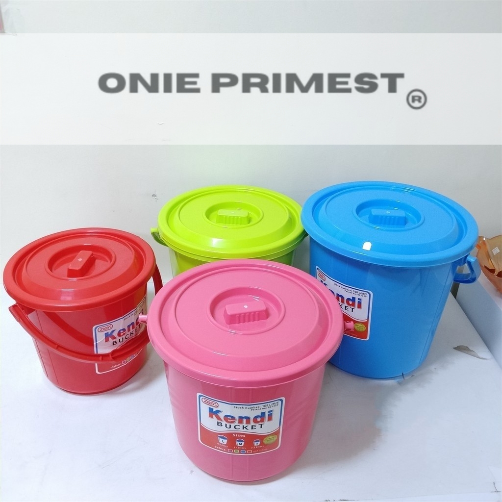 ZOOEY KENDI BUCKET WITH COVER AND HANDLE 7.5L/11L/15L | Lazada PH