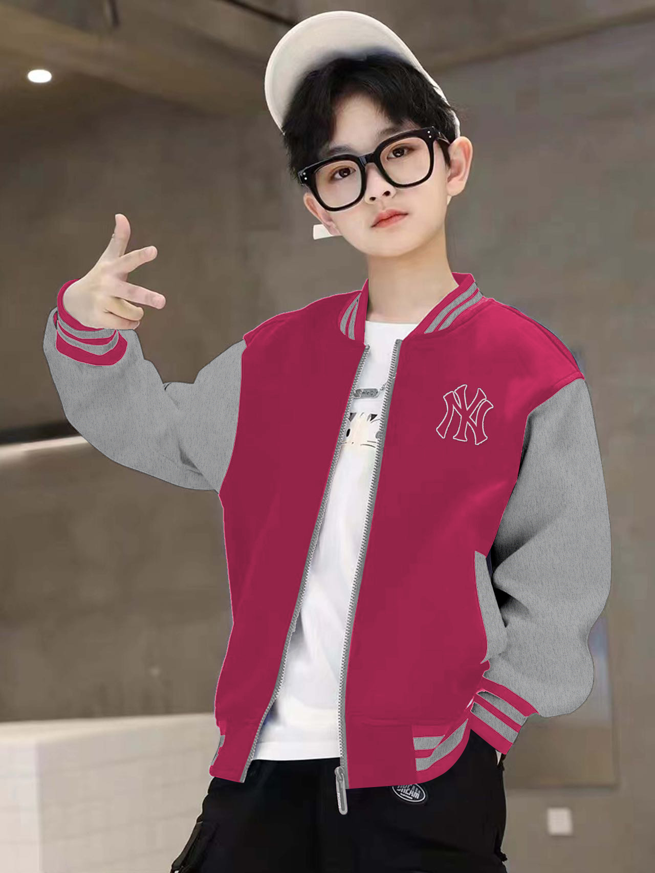 Kids' jacket boys' jacket new kids' baseball jacket boys MLB | Lazada PH