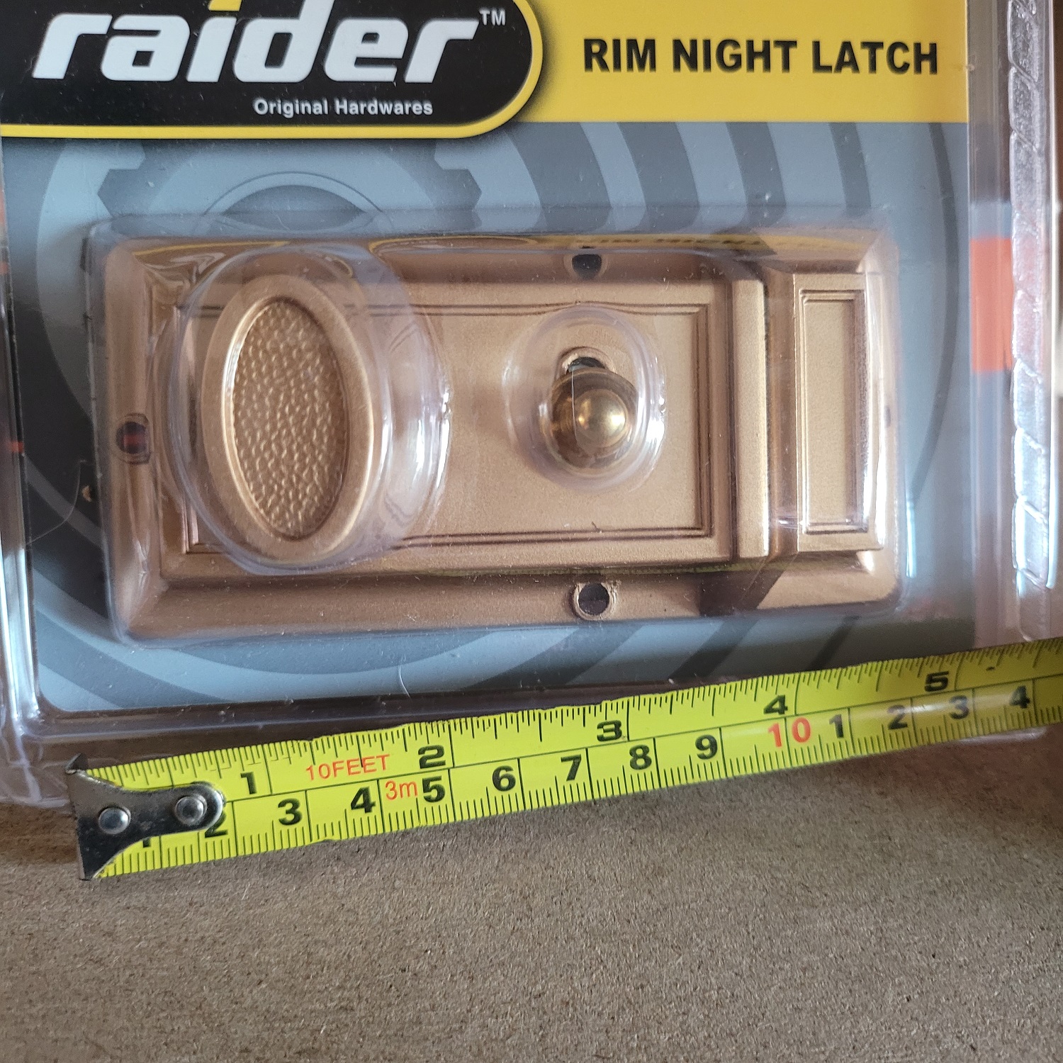 Raider Rim Night Gate Door Lock set for Swing Door #564GL-Bronze ...