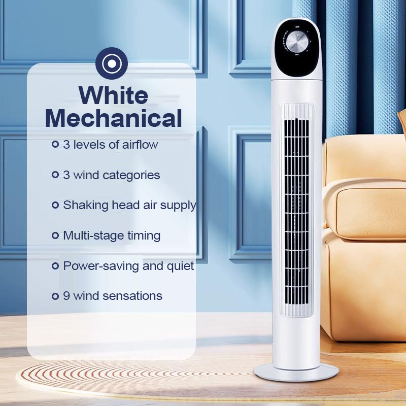 Lecon 2024 New Small Tower Fan LED Display Vertical Bladeless Tower Fan ...