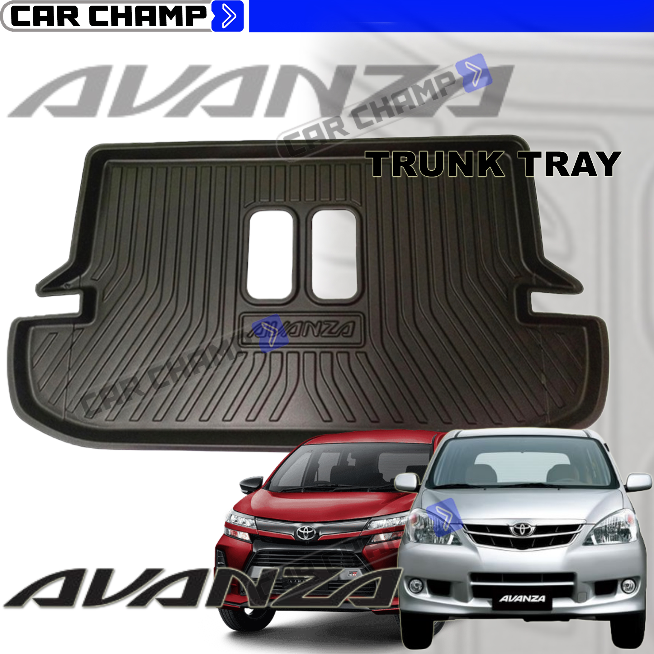 Toyota Avanza 2012 to 2021 OEM Trunk Cargo Tray [ 3 VERSIONS ] ( Car ...