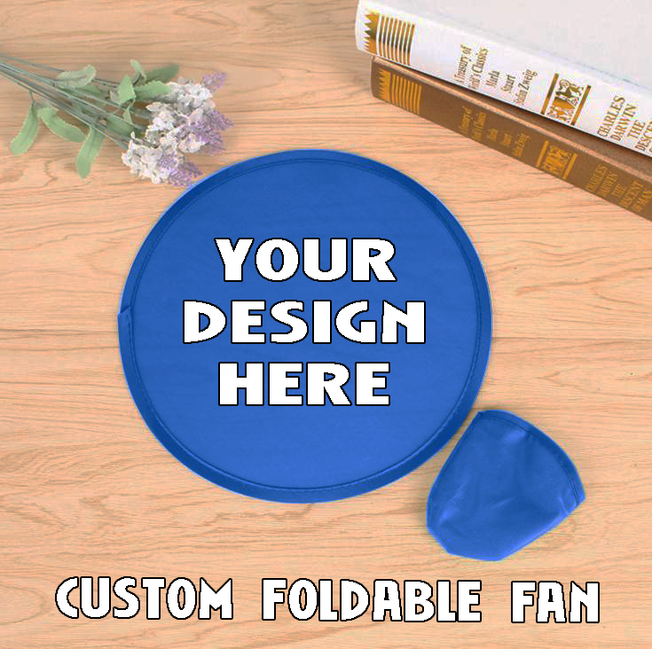 Customized/Personalized Foldable Round Fan (Send your own design ...