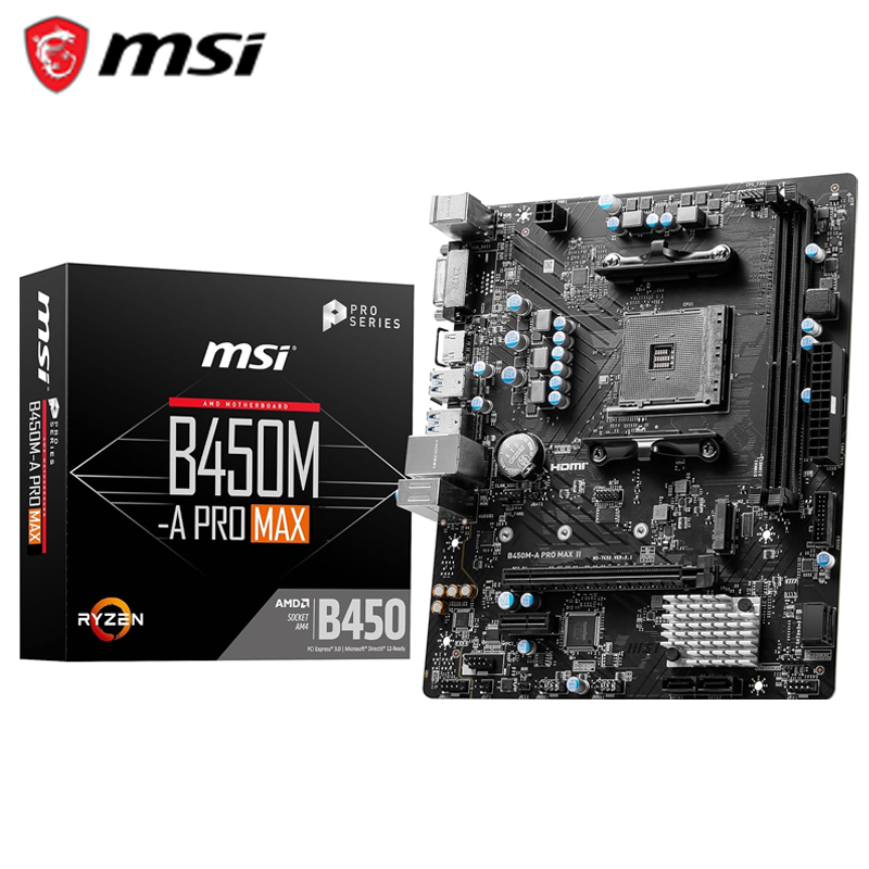 GIGABYTE/RAMSTA/MSI B450M MATX Motherboard DDR4 Socket AM4 Motherboard ...