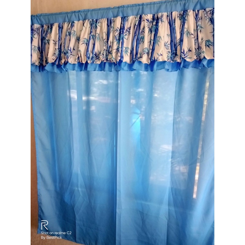 Elegant Blue bamboo Bloomer design For door or window | Lazada PH