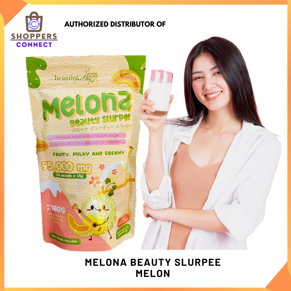 Shoppers Connect Melona Beauty Factory Cantaloupe Melon Flavor Collagen ...