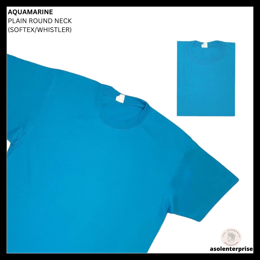 Softex Whistler KIDS Plain Round Neck Shirt Shades of Blue | Lazada PH