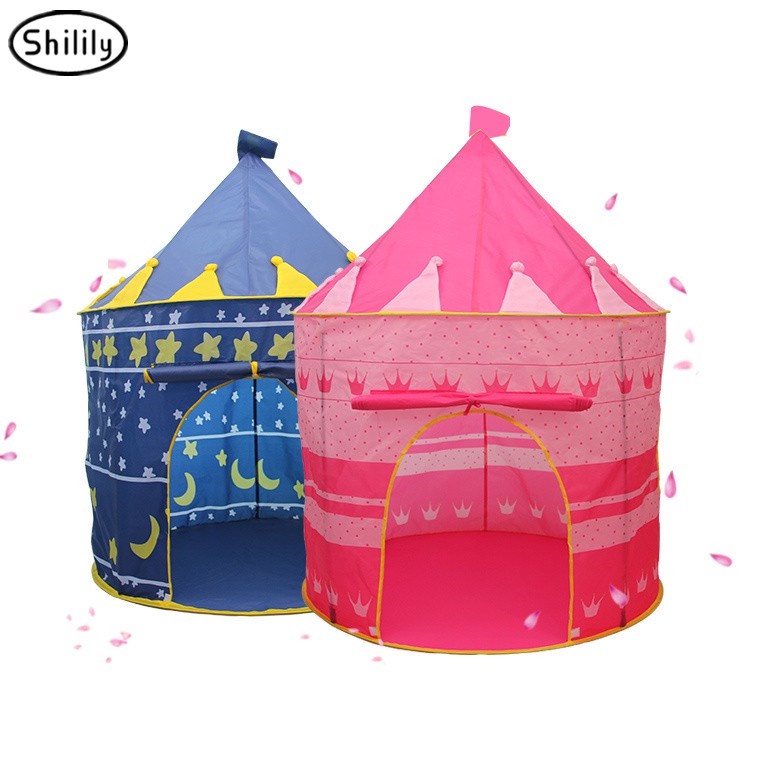 Jack High Quality Portable Folding Home Camping Kids Tent Castle Cubby ...