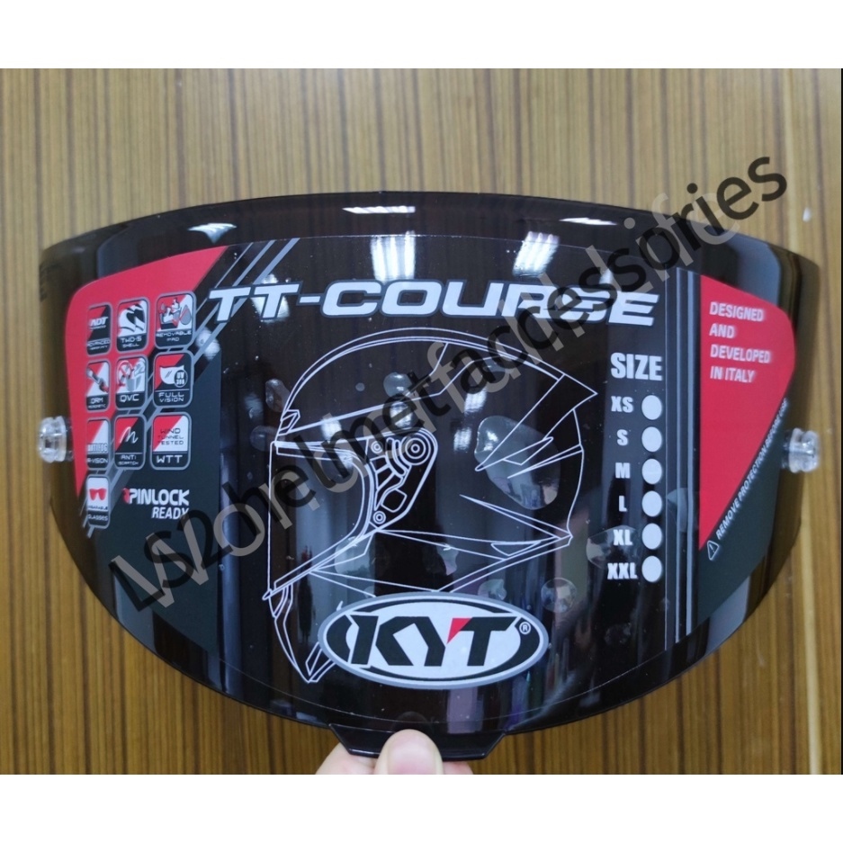 KYT TT Course Visor Lens Revo Lens FIt for KYT TT Course KYT Helmet ...