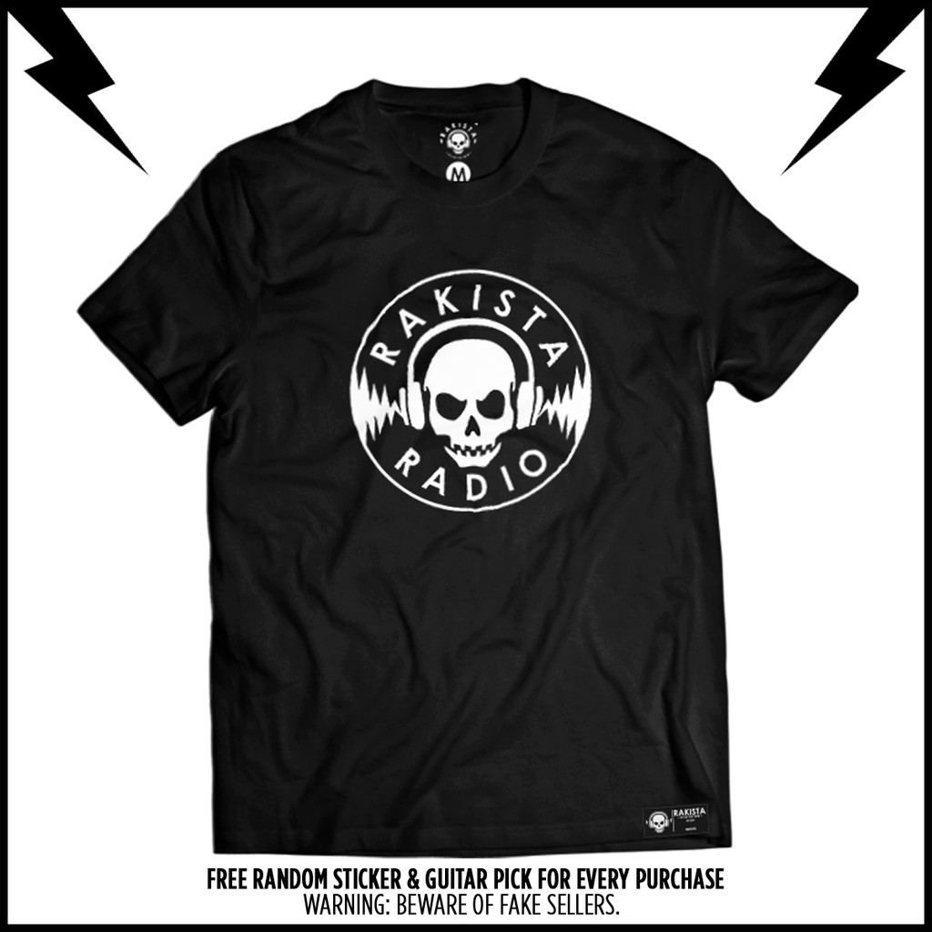 RAKISTA RADIO OFFICIAL t-shirt by Rakista Clothing | Lazada PH