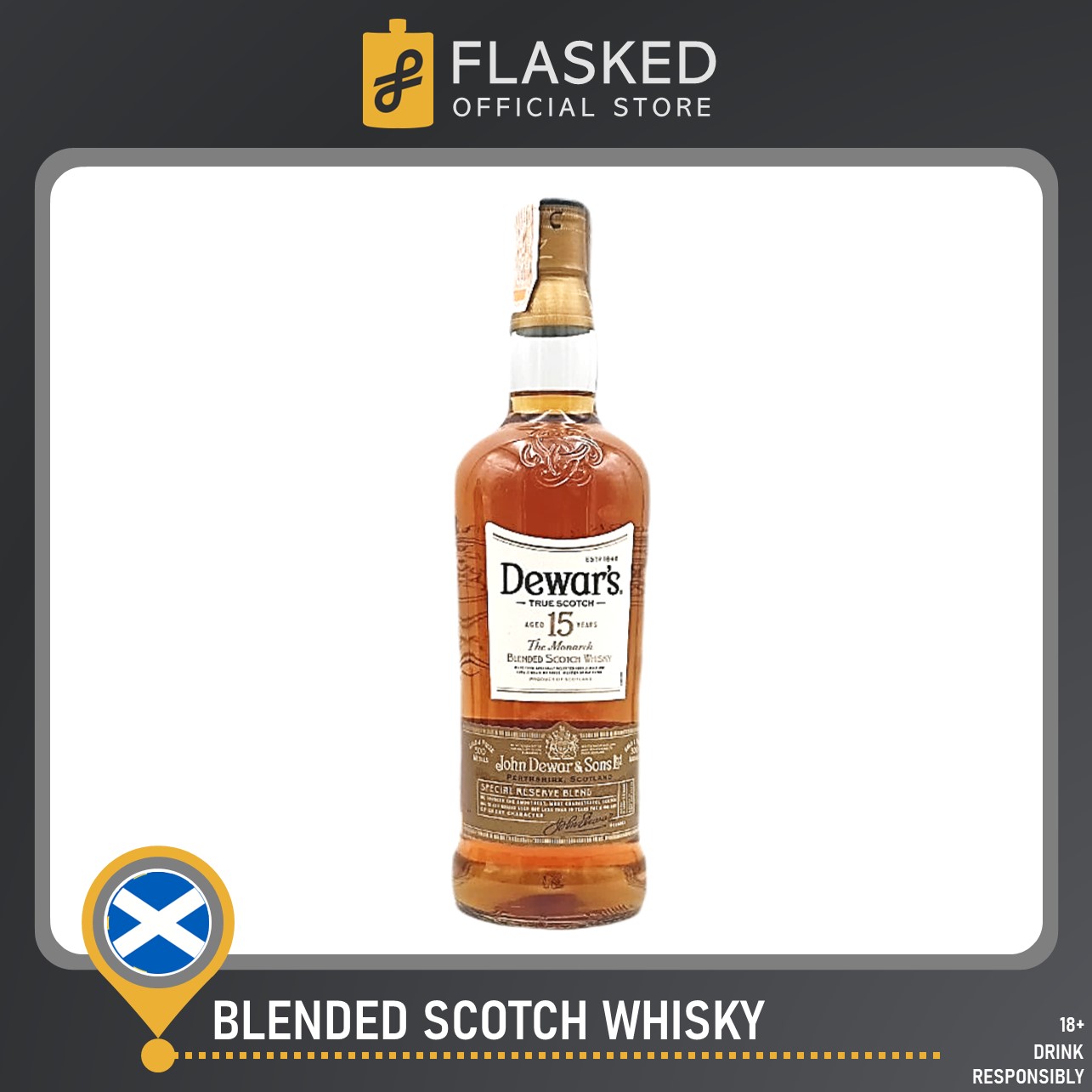 Dewar's 15 Year Old Blended Scotch Whisky 1L Dewars | Lazada PH