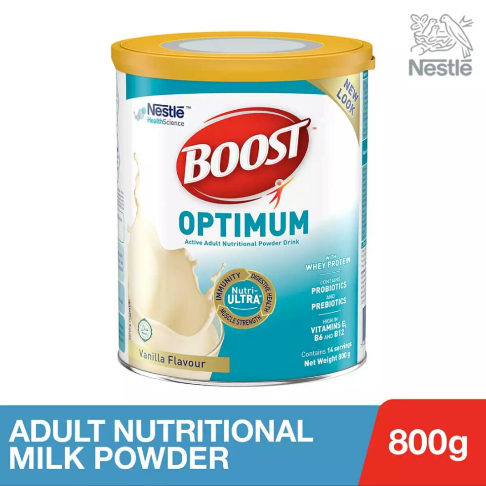 Boost Optimum Powdered Milk Vanilla Flavour 800 g | Lazada PH