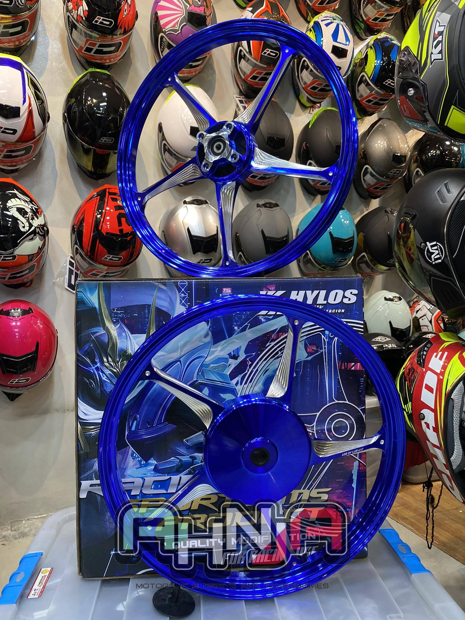 ORIGINAL HYLOS 17S H5 SPOKES MAGS CLICK / MIO / SNIPER / R150 / AEROX ...