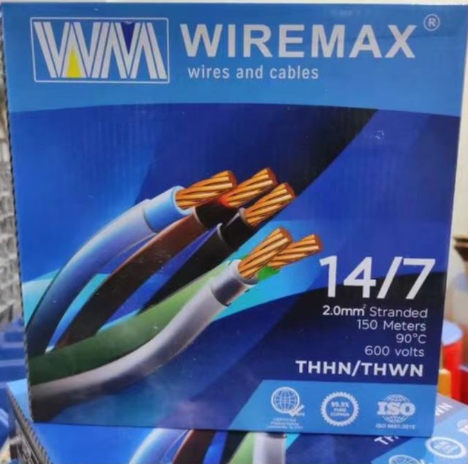 YHES | | THHN wire Wiremax brand #14 #12 #10 #8 [1 METER / 5 METER /10 ...