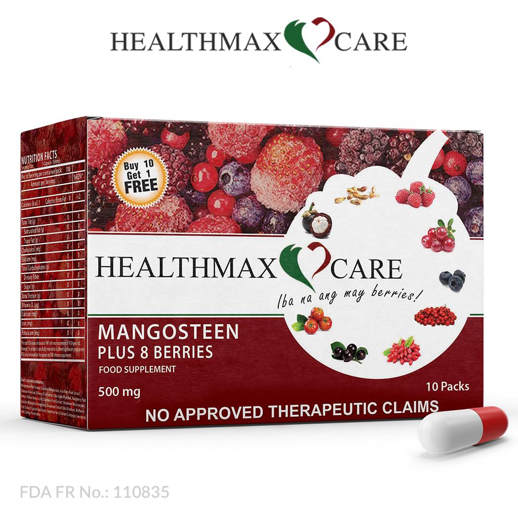 Healthmax Care Mangosteen Plus Berries Vitamin Food Supplement 100 ...